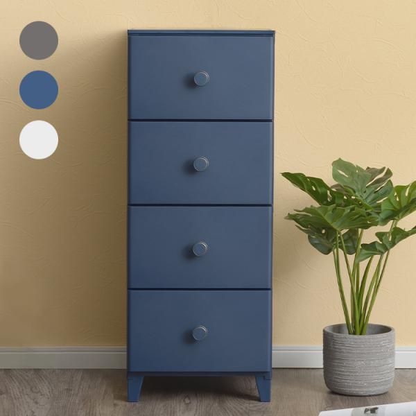 【発売日：2022年07月12日】インテリアに馴染みやすいマットなカラーと、取っ手のゴールドの装飾が上品なリビングチェスト。従来のルームスのように溝に指を差し込むことなく、ツマミを引くだけで引出しを開けることができるので、お気に入りのネイル...