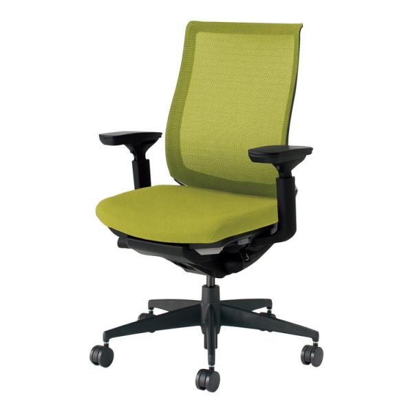 【発売日：2019年07月19日】前傾での作業姿勢を適切にサポートする機能を搭載したオフィスチェアです。座面のみを前傾させる機能は、膝やモモ裏などの負担を軽減し、シートに施した加工により骨盤を安定させるので、体圧分散され長時間の作業が快適に...