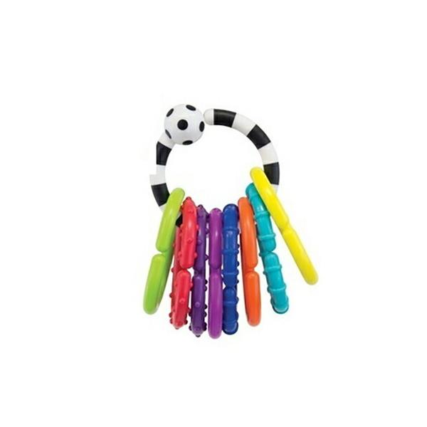 【発売日：2017年07月18日】【商品詳細】●赤ちゃんが夢中になる明るい色使いのリング●黄色はどれかな？ つなげて外して遊んでみよう♪・口に入れても安全なカタチ＆素材・視覚を刺激する白と黒のハイコントラスト・8 ピースセット・いろんな触覚...