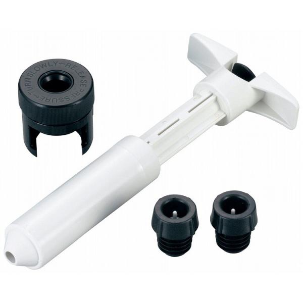 【発売日：2024年06月24日】●セット内容：ポンプ1台・ワインストッパー2個・シャンパンストッパー1個■サイズ奥行300×幅300高さ300材質ポンプ・シャンパンストッパー：ABS樹脂,ワインストッパー：ゴム