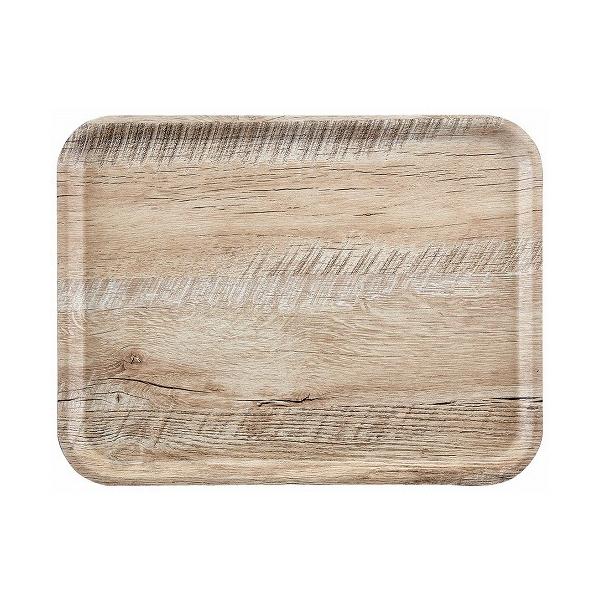 【発売日：2023年01月19日】■商品説明●ヴィンテージ調で温かみのあるトレイ。●カフェトレイとしてだけでなく、学食や社食用のトレイとしても。●見た目だけではなく、触った質感もリアルに表現。●クラフトペーパー＋メラミンで丈夫。■直径・サイ...