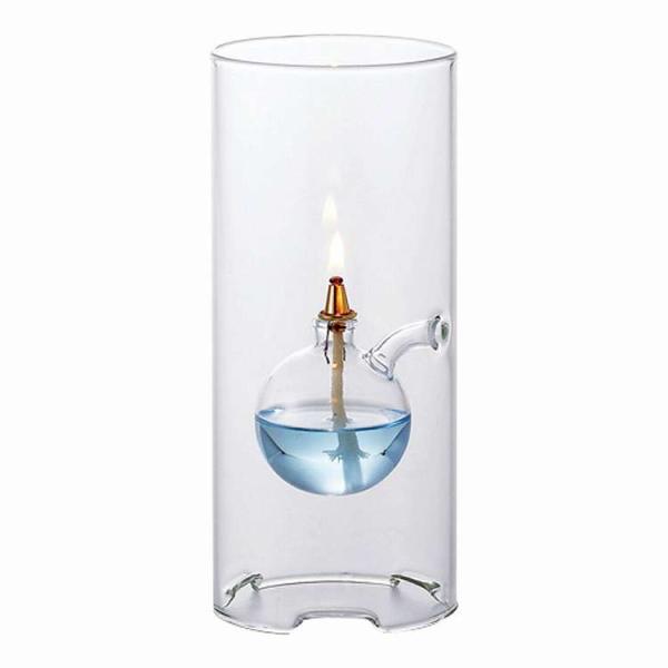 【発売日：2026年02月09日】●燃焼時間10時間 ●ガラスの筒の中に丸い球体が浮いたようなユニークなデザイン ●サイドの注入口からオイルを補充することができる