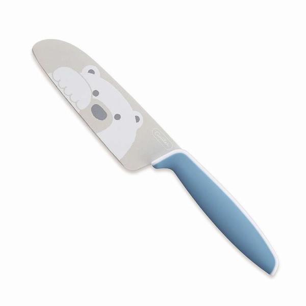 【発売日：2026年02月09日】●刃渡り全長g←グレー枠10523560●材質:刃部/ステンレス刃物鋼ハンドル部/ポリプロピレン樹脂、熱可塑性ゴム(●耐熱温度:80度):●丸みのあるグリップハンドルで、ちいさな手でもしっかりと握れます。