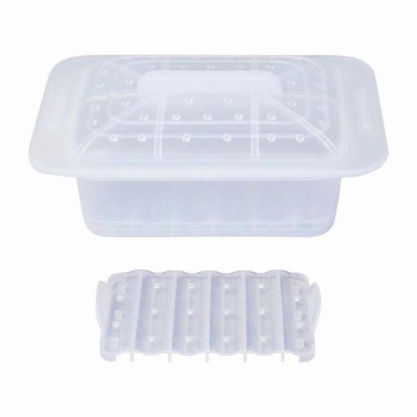 【発売日：2026年02月09日】●内径サイズ(mm):140×105×55●スチームトレイサイズ(mm):135×90×20●耐熱温度(℃):-30〜270●使いやすい、手軽なスモールサイズです。●フタが内側にぴったりと納まるので加熱時に...