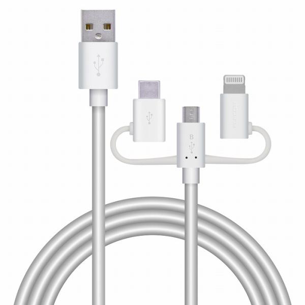 【発売日：2021年06月22日】【商品詳細】■コネクタキャップを使用しない際は、ケーブルにクリップしておくことができます。■最大15W(5V/3A)の大電流で接続機器の充電が可能です。 ※ご使用になるパソコンなどの性能によって、供給される...