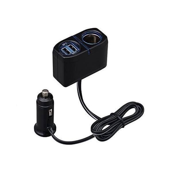 【発売日：2018年10月17日】セイワ 1DC+2USBコードソケット F275JANコード：4905339054754セイワの1DC+2USBコードソケット、F275です。本体サイズ:48×66×34(mm)カラー:ブラック出力:DCソ...