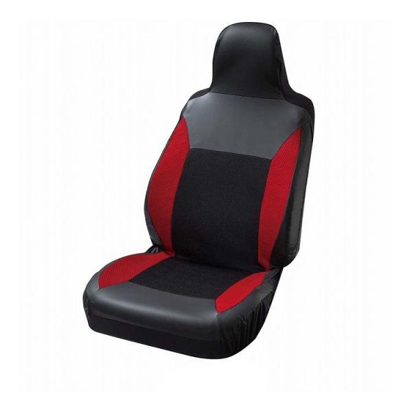【発売日：2022年11月09日】【商品説明】サイドエアバッグ対応のストレッチシートカバー！縦横に伸びる伸縮レザー生地採用でシートにフィット！