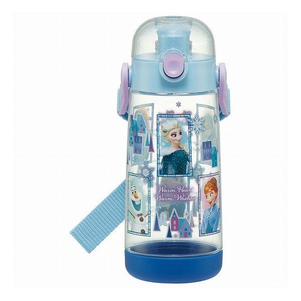 【発売日：2023年03月02日】【商品詳細】中身が見える透明ボディの直飲み水筒です。プッシュ式フタで簡単オープン♪底部には衝撃をやわらげるクッション付き!※プラスチック製品ですので当たり所によっては衝撃で破損します。お取扱いの際は強い衝撃...