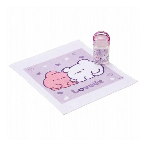 【発売日：2025年06月19日】※こちらはらぶいーずの絵柄の商品ページになります。【商品詳細】行楽や普段使いに便利なおしぼりとケースのセット。開けやすいように持ち手が付いたクリアな透明素材のケースです☆【スペック】ケース：約横58×縦44...