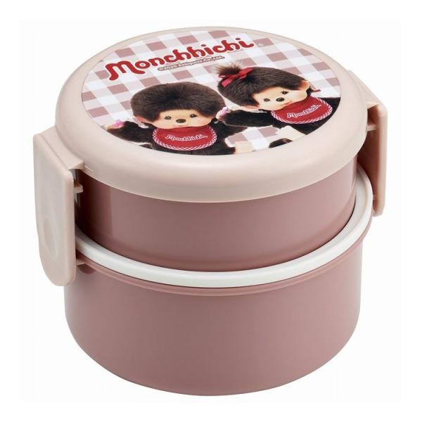【発売日：2025年09月10日】【商品詳細】丸型おにぎりとおかずが入るかわいいランチボックス小さな丸型のシンプル２段お弁当箱。コンビニの丸型おにぎり１個が袋のまますっぽり入ります。内蓋収納ミニフォーク（プラスチック製）付き。食べ終われば１...