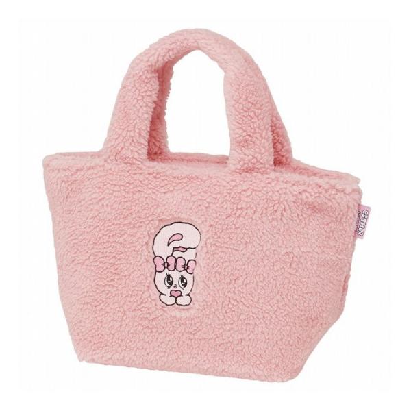 【発売日：2026年02月19日】【商品詳細】ボア生地のランチバッグ！内側は保温・保冷効果のあるアルミ蒸着素材。保冷剤などを入れられるメッシュポケット付き。【商品サイズ(約)】サイズ：横300×高さ180×マチ120mm（持ち手含まず）※縫...