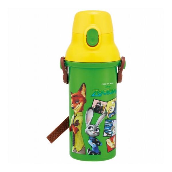 【発売日：2025年11月17日】【商品詳細】食器洗い乾燥機OKのプラスチック直飲み水筒です。プッシュ式オープンで簡単オープン！本体は氷が入れやすい広口タイプ。肩にかけて持ち運べるショルダーベルト付。軽くて持ちやすい形状です。名前シール入り...