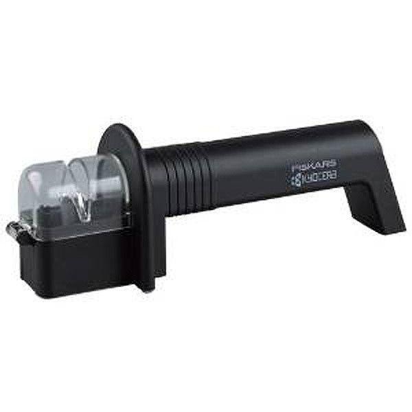 【発売日：2016年10月27日】【商品詳細】押して引いて約10回、荒研ぎと仕上げ研ぎが一度にできる金属製両刃包丁用研ぎ器●重量：80ｇ