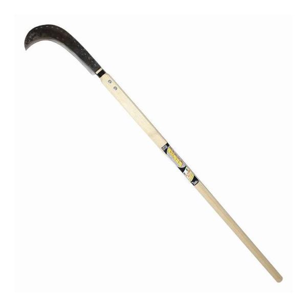 【発売日：2025年09月01日】●長い柄で腰を落とさずに草刈りできます。広範囲の作業にどうぞ!【商品情報】●広範囲の草刈りや、高枝払いにご使用下さい。●柄の長さ(mm):1200●全長(mm):1360●刃渡り(mm):250●刃部重さ(...