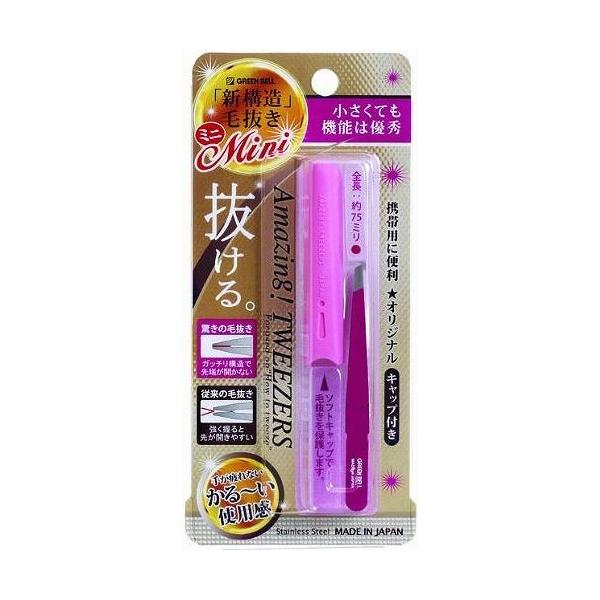 【発売日：2016年12月07日】【商品詳細】小さくても機能は優秀! 一度つかんだら逃がさないミニ毛抜き。ムダ毛を確実に捉える構造。細い毛が切れたり、つかんだ毛が滑って抜けないそんな毛抜きの悩みを解決しました。軽いタッチでラクラク抜ける。バ...