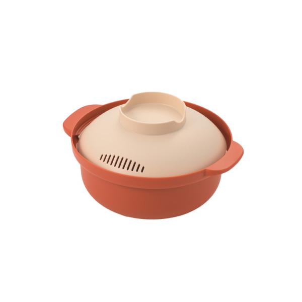 【発売日：2025年09月01日】●レンジで簡単に調理ができるコンパクトなお鍋。【商品情報】●レンジで簡単に調理ができる電子レンジ専用のコンパクトなお鍋です。●お鍋はもちろん、ラーメン、炊き込みご飯、雑炊もこれ一つで作れます。●材料を入れて...