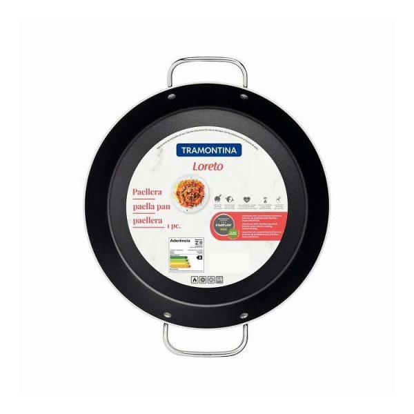 【発売日：2025年09月01日】●Loretoのパエリア鍋。【商品情報】●Loretoのパエリア鍋。●食洗機対応。●商品サイズ(約):直径300mm、357×304×65mm●商品重量(約):705g●材質:メタリックグラファイトハンドル