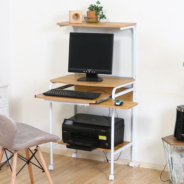 【発売日：2020年10月02日】■サイズ幅60×奥行48×高さ122cm■材質MDF スチール■原産国中国■組立品■特徴幅60cmのコンパクトなパソコンデスクです。足元にも収納スペースがあり、本やプリンターを収納できます。キーボード収納部...