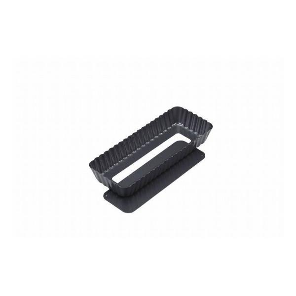 【発売日：2021年01月21日】貝印 KaiHouse SELECT 長方形タルト型20 cm（底取式） DL6140JANコード：4901601298758【商品詳細】型から外しやすい底取れ式の長方形タルト型です。≪スペック≫■材質：鉄...