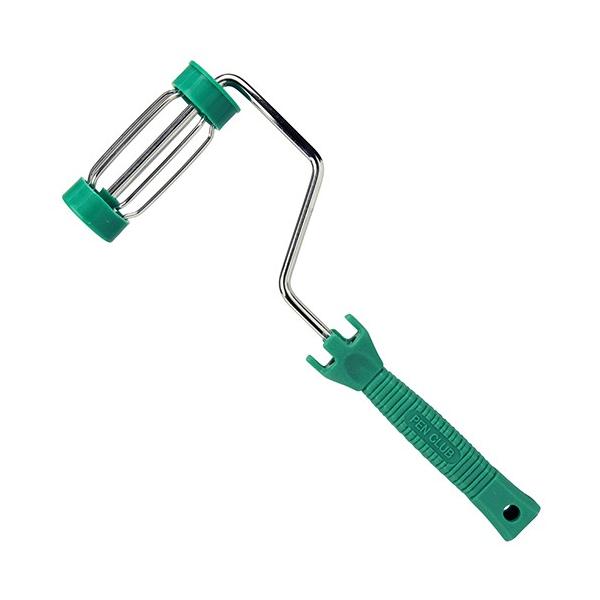 【発売日：2017年02月17日】【用途】塗装作業用ローラーハンドル。【機能・特徴】ローラーバケスペアを差し込むだけで簡単にセットできます。【仕様】●サイズ(規格)：100mm。【商品サイズ】幅120× 高さ320× 奥行40mm 重量190ｇ