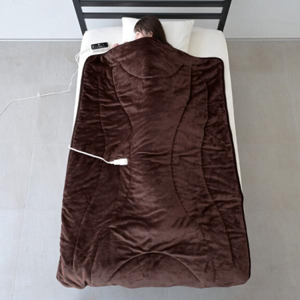 【発売日：2026年02月09日】体にピタッとフィットするあったか電気掛毛布包み込まれるような温かさ♪快適な睡眠をサポートする睡眠タイマー搭載!頭側は温めすぎず、冷えやすい足元は暖かな頭寒足熱配線でぐっすり眠れます肌触りの良いフランネル生地...