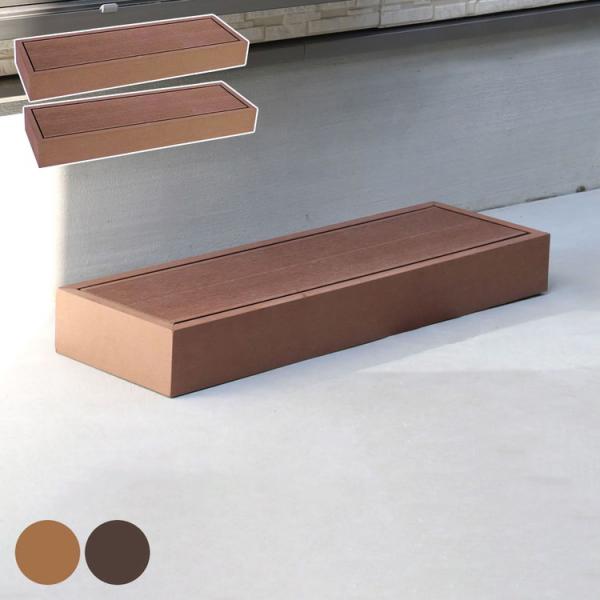 【発売日：2022年12月26日】■商品名 人工木ウッドデッキ ecofeel（エコフィール）ステップ■カラー・型番 ライトブラウン…PWDE-STP90-LBRダークブラウン…PWDE-STP90-DBR■サイズ 幅 約900×奥行 約2...