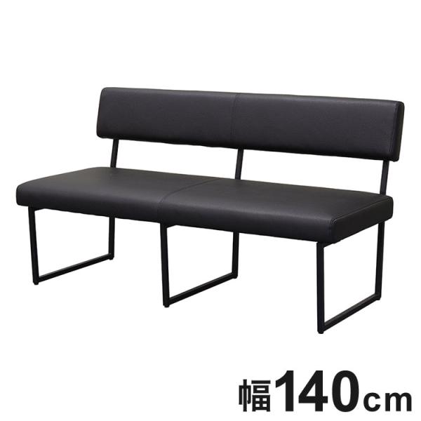 【発売日：2023年05月23日】■商品サイズ幅140×奥行64×高さ76.5（座面高さ43.5）cm■素材フレーム:スチール/PVCレザー■生産国ベトナム■特徴対面ベンチスタイルにも出来る背付きベンチです。背中までしっかりウレタンが入って...