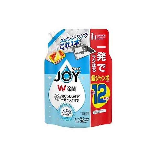 【発売日：2025年03月13日】【商品詳細】ジョイが更に成分アップグレードに成功し、高い洗浄力と消臭力の両立を実現！食器洗いの中で一つの大きな悩みである頑固なニオイを伴う焦げ付き汚れも、ジョイの洗浄＋消臭力で一発洗浄。二度洗いを防止するこ...