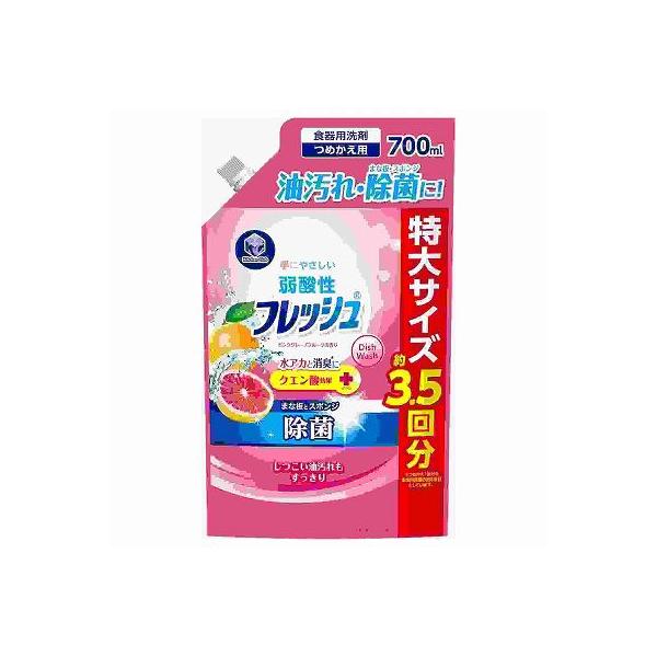 【発売日：2023年12月13日】※本商品ページは【単品18個セット】の商品ページです。【単品商品説明文】※以下、すべて単品の場合の商品説明です。手にやさしい弱酸性タイプ。生臭いニオイも消臭します。クエン酸配合でシンクの水アカ汚れも浮かせて...