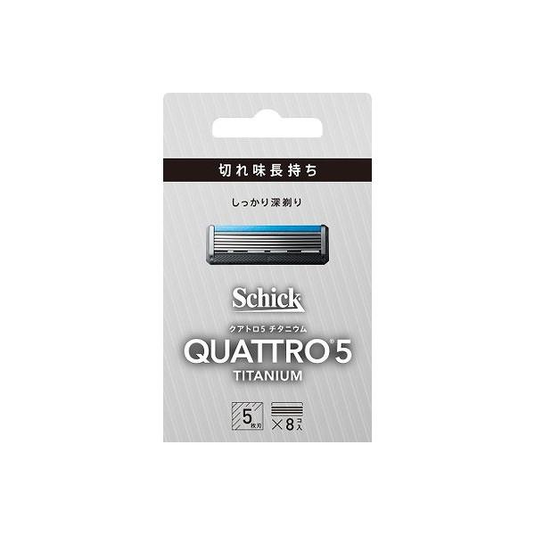 【発売日：2023年05月16日】このページは4891228310851単品が4個セットの商品ページです【商品特徴】切れ味長持ち、刃にこだわったクアトロシリーズ。深剃りのチタンコート５枚刃、クアトロ５チタニウムの替刃。【製造者】シック・ジャ...