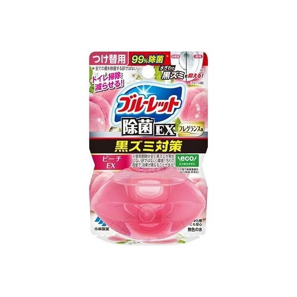 【発売日：2025年04月15日】【商品詳細】●除菌処方で水ぎわの黒ズミの発生を抑え、お掃除が楽になります、洗浄・防汚成分を配合●流すたびに便器表面をコートし汚れの付着を抑える●除菌率９９％●お得なつけ替用メーカー名:小林製薬生産国・加工国...