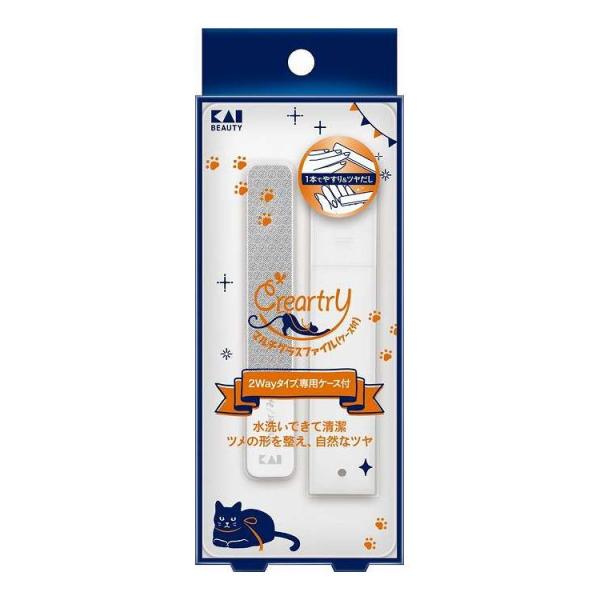 【発売日：2025年06月20日】【商品詳細】ツメが裂けたり割れたりしにくく、なめらかに仕上がるガラスのツメヤスリ。１本で両面にヤスリと磨きがある２ＷＡＹタイプ。ツメの表面を磨くことによってツヤのあるピカピカの爪に。水洗いもできて、清潔に使...