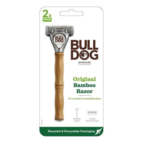 【発売日：2025年06月20日】【商品詳細】カミソリの柄に竹を使った環境にやさしいカミソリ。普通肌用のバオバブ配合スムーザー。（ホルダー：中国製，替刃：アメリカ製）成分:カミソリの柄に竹を使った環境にやさしいカミソリ。商品区分:日用雑貨品...