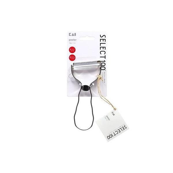 【発売日：2025年03月13日】【商品詳細】野菜の表面を滑るように、軽くて薄い切れ味の、斜め刃のステンレスピーラーです。メーカー名:貝印生産国:中華人民共和国内容量:1個