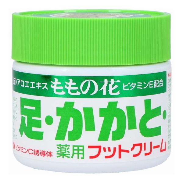【発売日：2025年10月17日】【商品詳細】ももの花・薬用フットクリームはかかとのケアに最適なクリームです。アロエキス・ビタミンEおよびC誘導体・アラントイン配合により、乾燥によるひび・あかぎれ・あれ性・肌あれを防ぎ皮膚を保護いたします。...