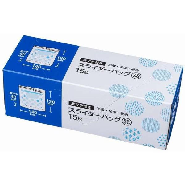 【発売日：2026年01月28日】【商品説明】収納しやすい底マチタイプ。食品の冷凍・冷蔵から小物の整理に。成分:ポリエチレン商品区分:日用雑貨品メーカー名:ジャパックス生産国・加工国:中華人民共和国内容量:15枚