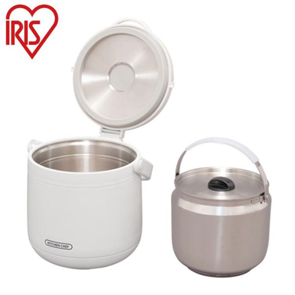 【発売日：2023年04月19日】■主要素材【保温容器】材質/本体・ふた:ステンレス鋼(クロム18%)、ポリプロピレン【調理鍋】材質/本体:ステンレス鋼(クロム18%)、はり底:ステンレス鋼(クロム16%)(底の厚さ4mm)■商品サイズ(m...