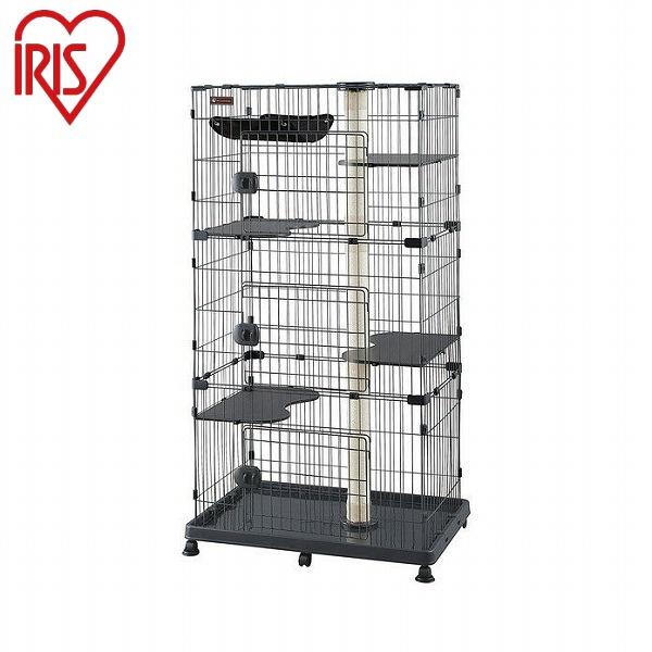 【発売日：2023年10月11日】【商品説明】■猫が楽しく過ごせるように考えられた3段タイプのキャットランドケージです。■ひろびろ快適に過ごせるワイドタイプです。■多頭飼いにも適しています。■屋根から床まで、支柱がつめとぎポールになっており...