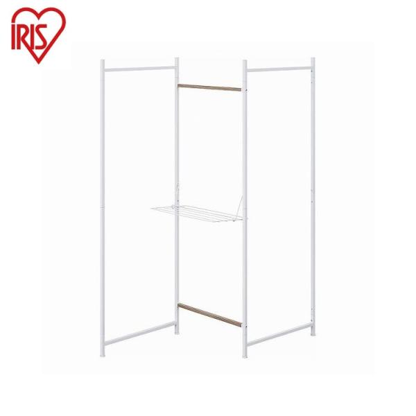 【発売日：2024年04月09日】【サイズ】W1500×D240×H1450mm【備考】■収納時サイズ（約）：510×50×1,450mm■耐荷重（約）：全体7.8kg、ハンガーパイプ1本あたり2kg、タオルハンガー1.8kg■一度に干せる...