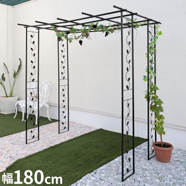 【発売日：2024年02月02日】【特長】・つる性の植物をはわせてワンランク上の庭を演出してくれるパーゴラです。・窓際の空間に直射日光を当たらないようにすることで冷暖房効果を高めてくれます。・天井フレームはクリップで止める仕様となっており、...