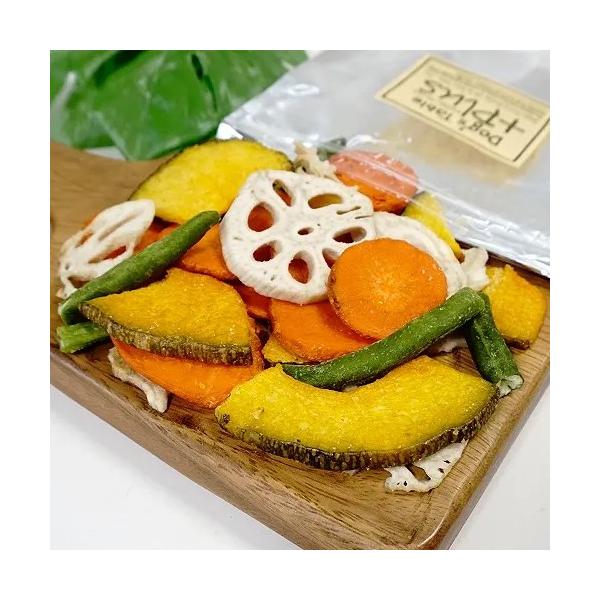 【発売日：2024年11月19日】【商品説明】にんじん、かぼちゃ、レンコン、いんげんを特殊フライ製法でドライ加工しました。素材本来の風味を凝縮させた、クリスピーなおやつです。1日あたりの給与量体重給与量5kg以下〜5g10kg以下〜10g2...