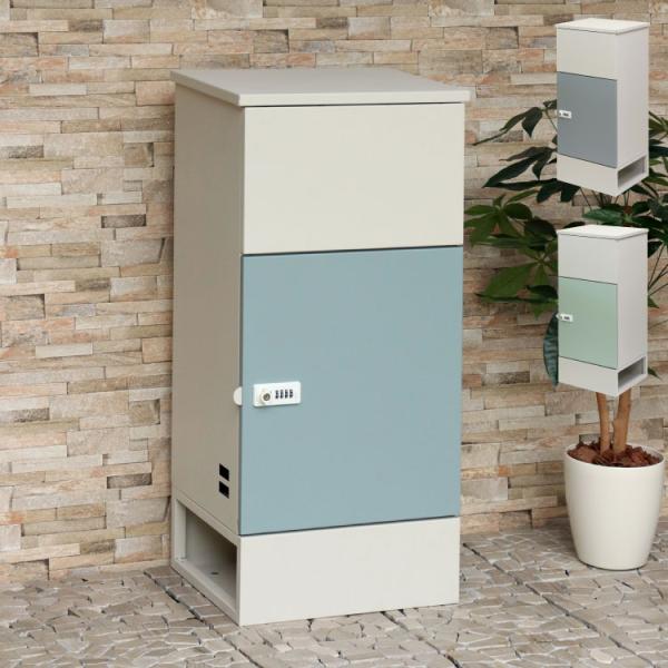 【発売日：2025年01月17日】■商品サイズ幅42×奥行35×高さ91cm■素材金属(鉄)■重量17.2kg■生産国中国■特徴天面扉と正面扉からの2通りの荷物の配達が可能な宅配ボックスです。正面扉取出口サイズが約W35.9×D31.0×H...