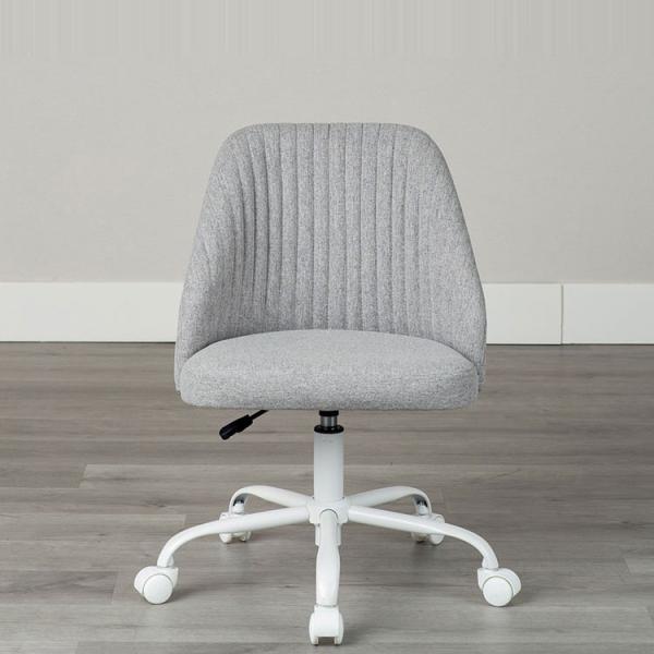 【発売日：2024年06月17日】【サイズ】48×57×83〜93cm/座面高42〜52cm【耐荷重】80kg【材質】PU（ポリウレタン）／ファブリック／スチール【生産国】中国【組立区分】完成品【備考】座面回転/高さ調節可【梱包サイズ】32...