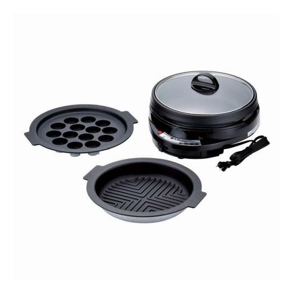【発売日：2026年01月29日】日本製★コードの長さ:1.4m★消費電力:1050W【セット内容】セット内容/本体（28×31.5×17cm）・プレート（焼肉・たこ焼き）・ガラス蓋×各1サイズ：-重量/容量：-箱サイズ：32×29.5×1...
