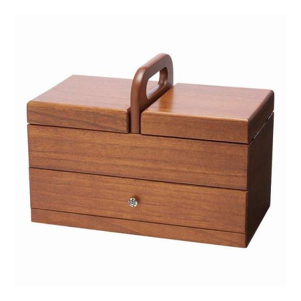 【発売日：2026年01月29日】日本の職人さんがひとつひとつ丁寧につくった木製のソーイングボックス。日本の職人さんか゛ひとつひとつ丹念に丁寧に作るからこそ生まれる高級感や重厚感を感し゛取れます。流行にとらわれないシンフ゜ルて゛機能性に優れ...
