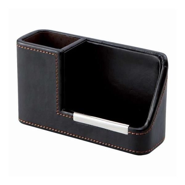 【発売日：2026年01月29日】スマホ&amp;メガネスタンドスマホとメガネを手軽に格好よく収納できます。【セット内容】-サイズ：13.5×5×8cm重量/容量：0.2kg箱サイズ：8.5×14.6×6cm材質：合成皮革（PU）、ポリエス...