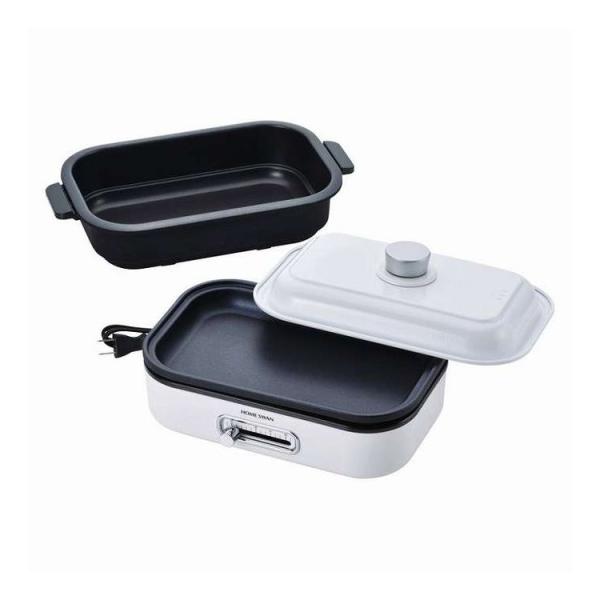 【発売日：2026年01月29日】深鍋を付属したソロホットプレート。○1〜2人に最適な大きさでちょっと使いにピッタリ○鍋物と焼物の両方が楽しめます○着脱式でプレートが丸洗い出来ます○温度調節付きで調理から保温まで可能○プレートはフッ素樹脂塗...