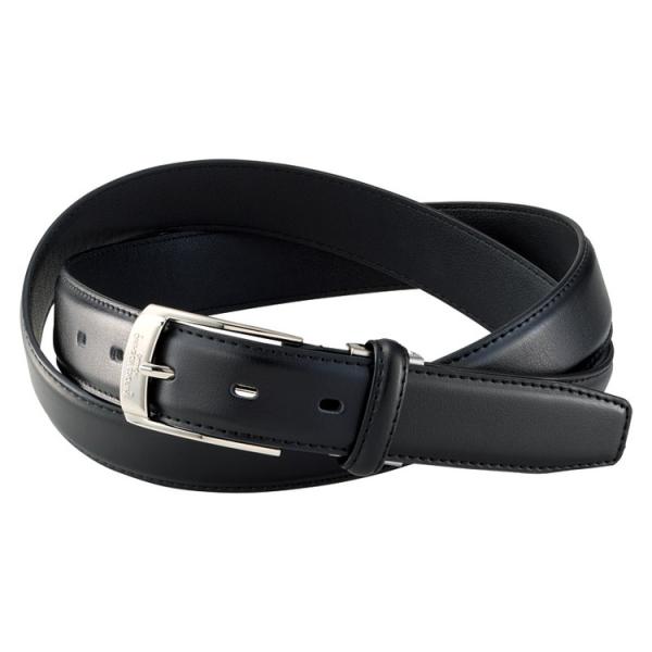 【発売日：2025年11月04日】カット可能なフリーサイズのピン式ベルト。ウエスト110cmまで対応可能。表:牛革、裏:合成皮革3×125cm