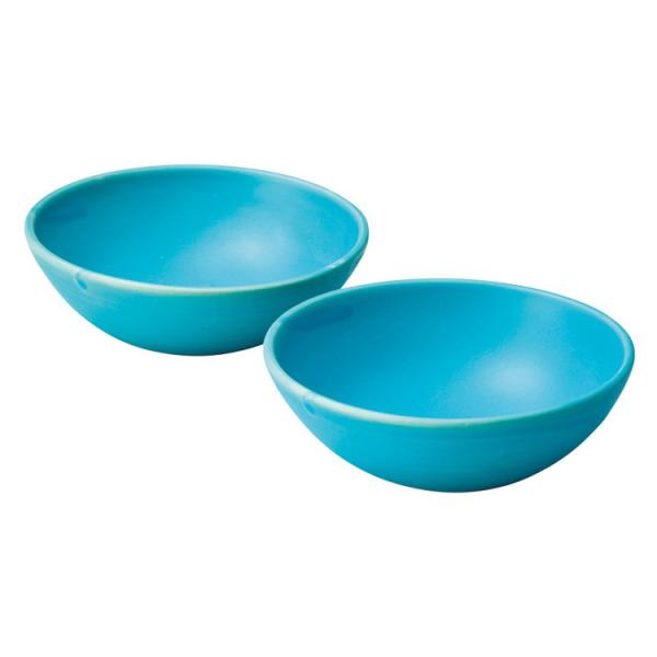 【発売日：2025年11月04日】あでやかなトルコブルーの器。琵琶湖の色をモチーフに作成しました。窯の場所やその時の土の性質、季節などでひとつひとつ表情が異なる味わいがある一品です。陶器径14.5×4.5cm※手づくり品のため、色・サイズ等...