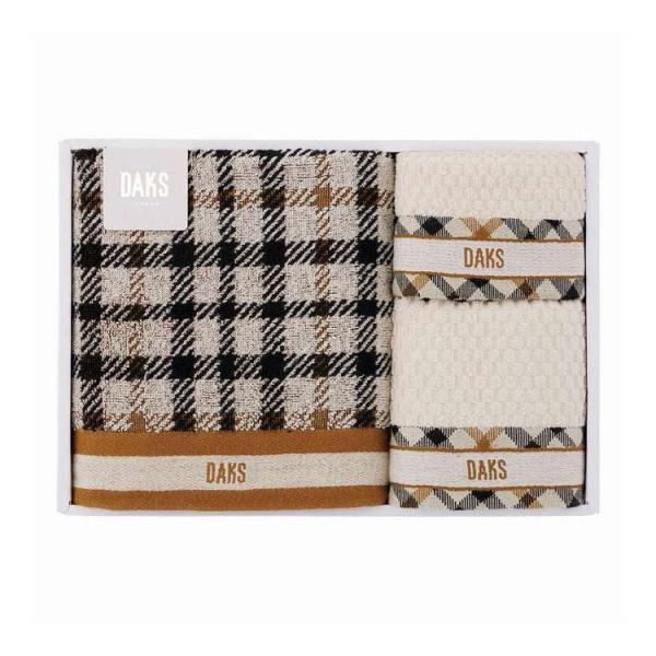 【発売日：2026年01月29日】1894年の創業当時から「クオリティファースト」を基本理念にものづくりを続け、信頼の証として英国王室御用達ブランドで在り続けているDAKS。【セット内容】バスタオル（60×110cm）・フェイスタオル（34...